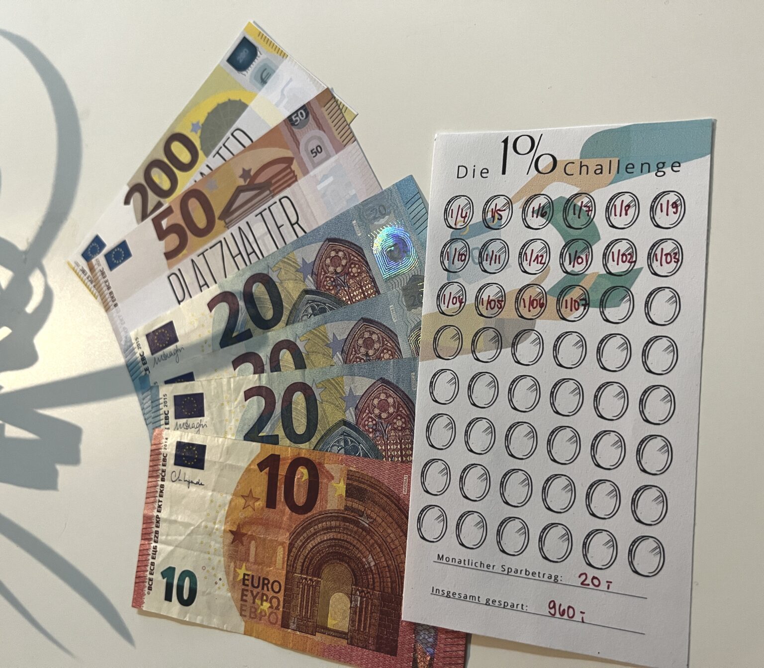 10 coole Spar-Challenges, um spielerisch Geld zu sparen